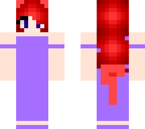 red haired cat girl | Minecraft Skin