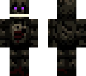 Shadow Springtrap (Purple Eyes) | Minecraft Skin