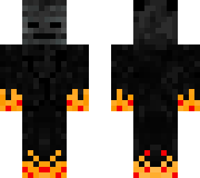 fire skeleton | Minecraft Skins