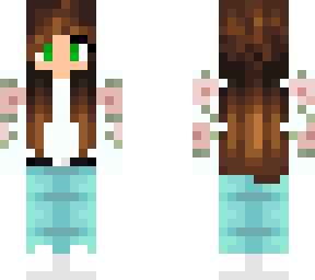 cute brown hair brown eyes girl | Minecraft Skins