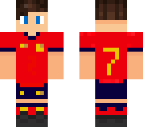 chico futbol spain | Minecraft Skin