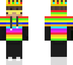 rainbow boy | Minecraft Skins
