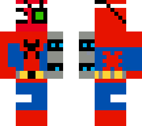 Cyborg Spider-Man | Minecraft Skin