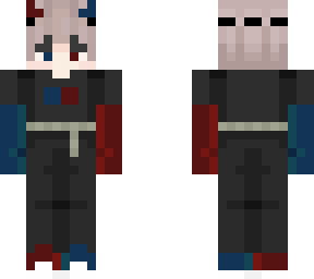 Demon boy red and blue | Minecraft Skin