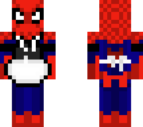 spiderman maid | Minecraft Skins