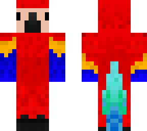 Red Parrot | Minecraft Skin