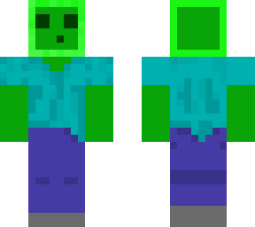 slime steve | Minecraft Skin
