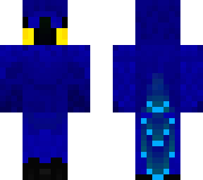 Strong Blue Parrot | Minecraft Skin