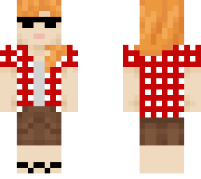 Alex as a beach girl (fixed) | Minecraft Skin