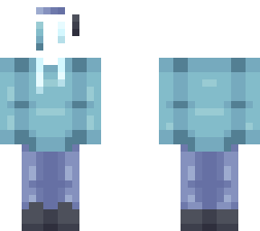 Casual Blue Hoodie + Joggers outfit base w/ colour palletes | Minecraft ...