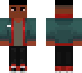 Miles Morales without suit | Minecraft Skin