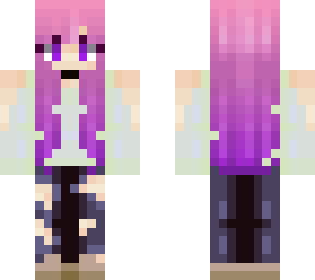 Ombre Hair Chic | Minecraft Skin