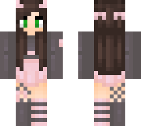 pink bows | Minecraft Skin