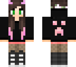 Pink creeper fit | Minecraft Skin