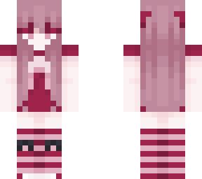 poofy pink match | Minecraft Skin