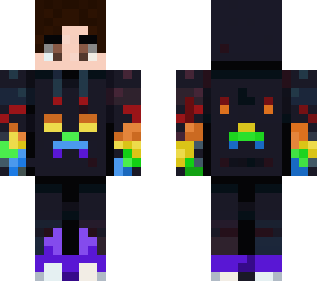 rainbow creeper | Minecraft Skins