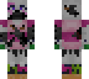 Shattered glamrock chica | Minecraft Skin
