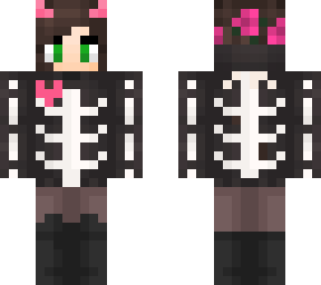Skeleton scene queen | Minecraft Skin