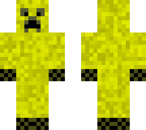 yellow creeper | Minecraft Skin