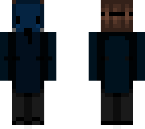 .Just empty black sockets owo (Chibi EJ :3) | Minecraft Skin