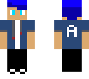 Blue boy Akito | Minecraft Skin