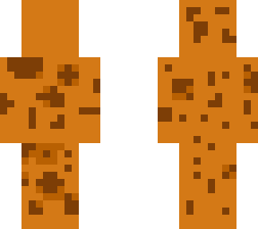 Chocolate chip cookie (template) | Minecraft Skin