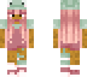 Cute Froggy Girl | Minecraft Skin