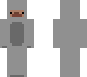 Gray Teletubby | Minecraft Skin