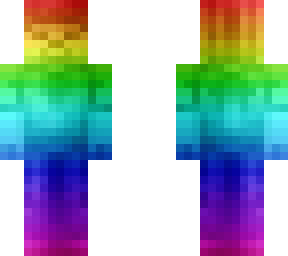 Rainbow Steve Ultimate | Minecraft Skin