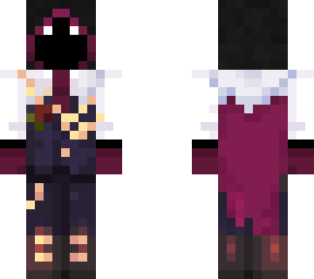 romantic goth q!bbh | Minecraft Skin