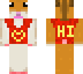 staring hamster with shirt | Minecraft Skin