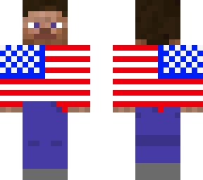 Steve United States Flag | Minecraft Skin