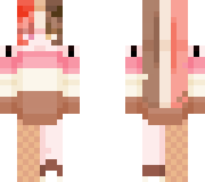 * Neapolitan Ice Cream * (RCE) | Minecraft Skin