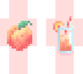 Spill the (iced peach) tea *.+ | Minecraft Skin