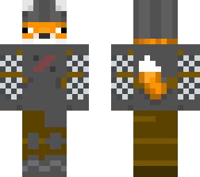 Armored Fox (fixed armor) | Minecraft Skin