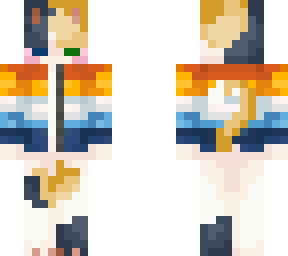 Aro-Ace Calico Cat | Minecraft Skin