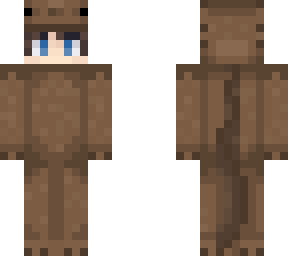 Brown Axolotl Onesie | Minecraft Skin