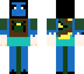 camo blue | Minecraft Skin