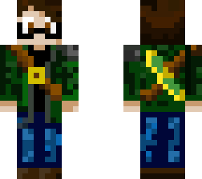 ElAtzelRT skin 2 con lentes | Minecraft Skin