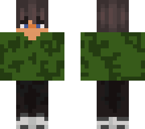 green jacket | Minecraft Skin