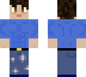 Muscled boy wearing job uniform | Minecraft Skin