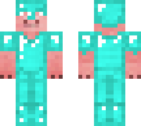 pig with armour | Minecraft Skin