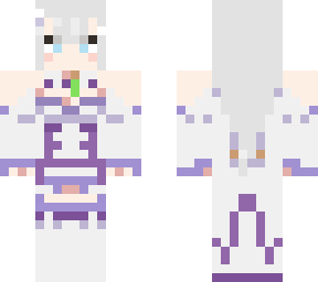 emilia re zero | Minecraft Skins