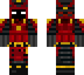 Red Samurai | Minecraft Skin