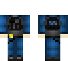 RSPD uniform w/tactical vest and holster | Minecraft Skin