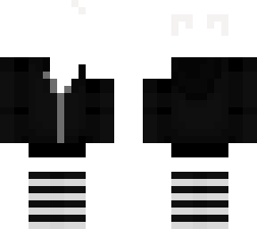 Cute Off-Shoulder Jacket Outfit Base | Minecraft Skin