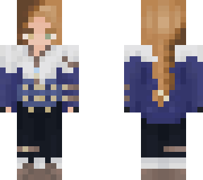 Elf Shiny Blue Prince | Minecraft Skin