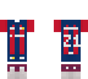 Fc barcelona skin 21 | Minecraft Skin