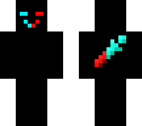 Half And Half Sword Guy | Minecraft Skin