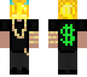 Millionaire Golden Head - by Kazinx | Minecraft Skin